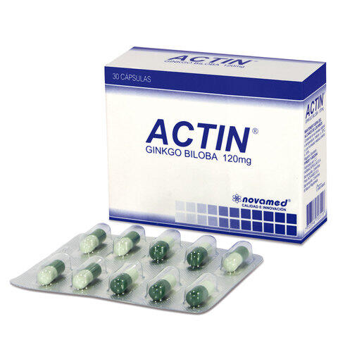 ACTIN 120 MG CAJA X 30 CAP