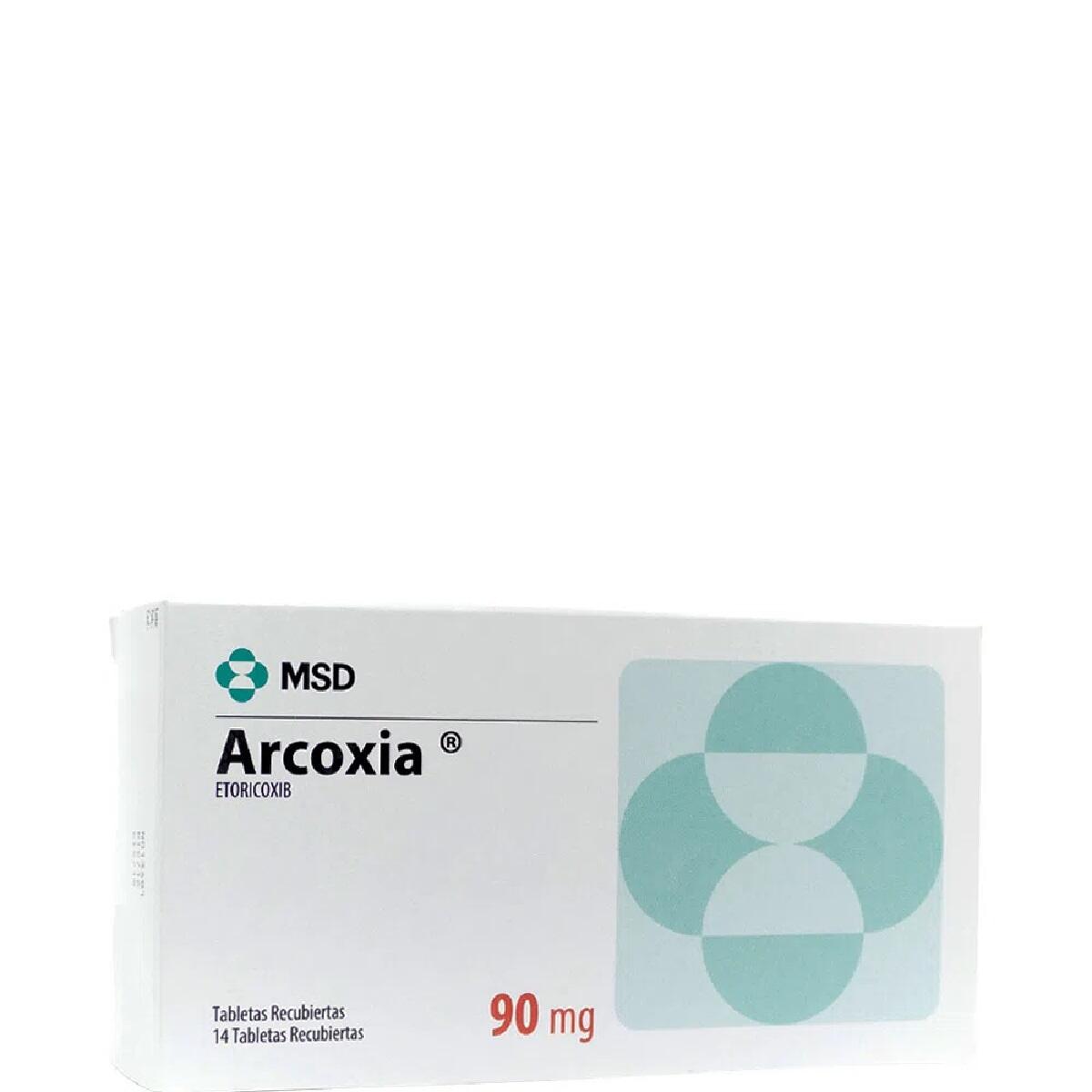ARCOXIA 90 MG CAJA X 14 TABL