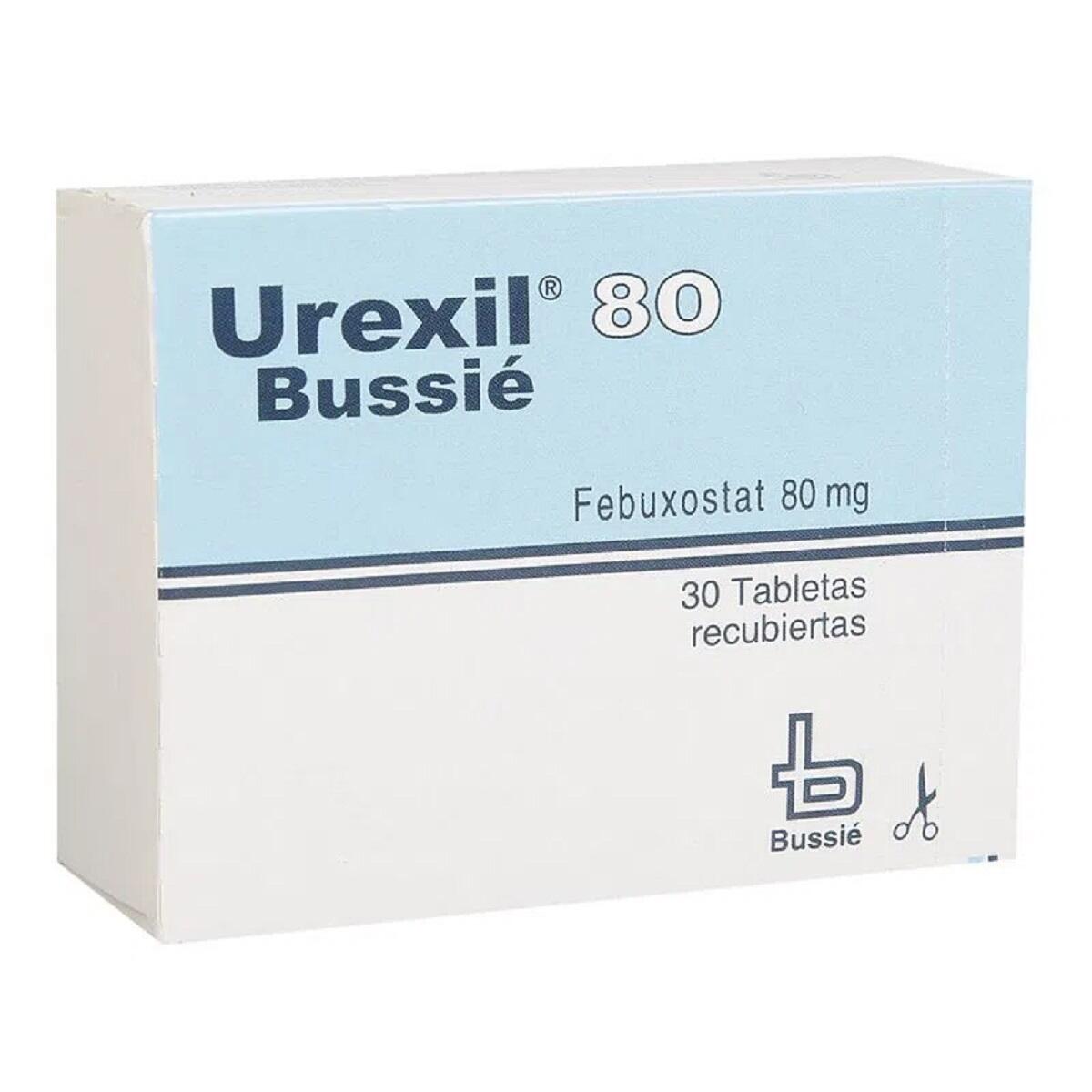 UREXIL 80 MG CAJA X 30 TABL