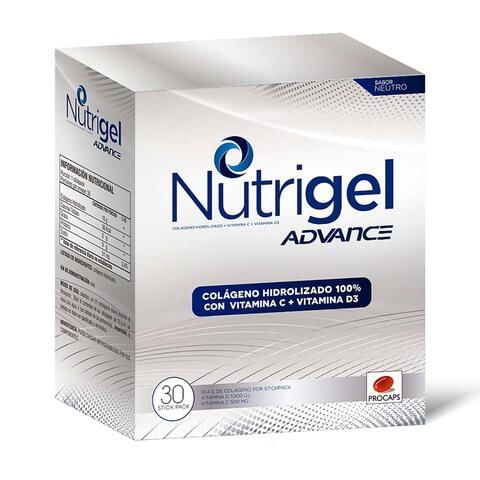 NUTRIGEL ADVANCE NEUTRO CAJA X 30 SOBRES