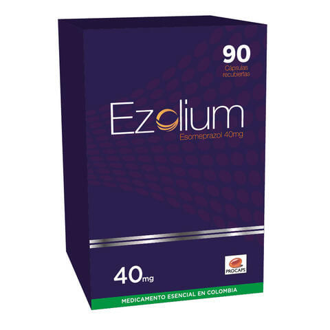 EZOLIUM 40 MG FRASCO X 90 CAP