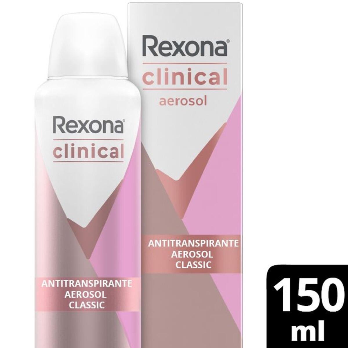 DESODORANTE REXONA AEROSOL WOMEN CLINICAL EXPERT FRASCO X 150 ML