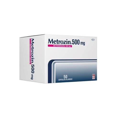 METROZIN 500 MG CAJA X 50 CAP