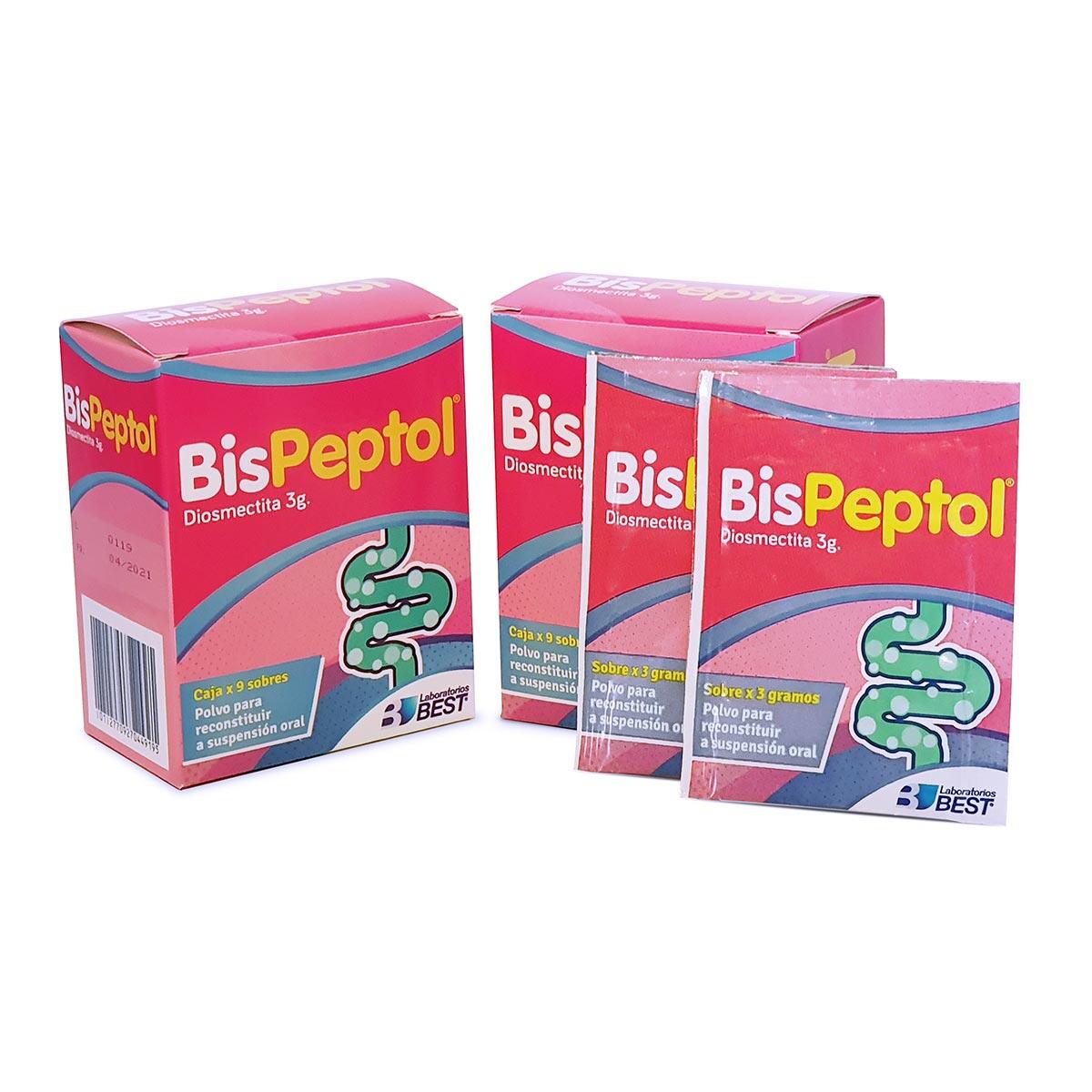 BISPEPTOL CAJA X 9 SOBRES