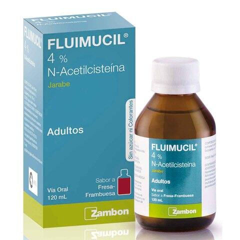 FLUIMUCIL 4% JARABE FRASCO X 120 ML