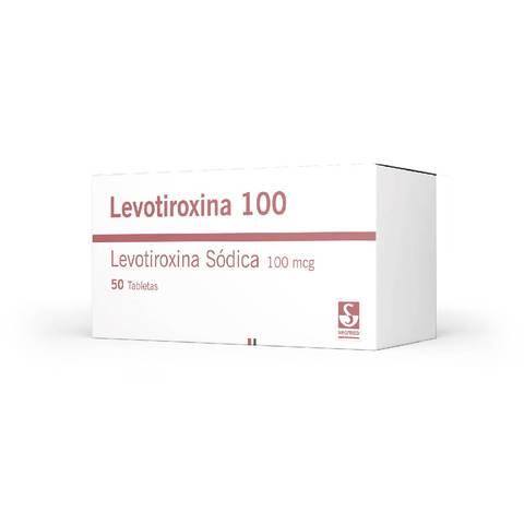 LEVOTIROXINA 100 MG CAJA X 50 TAB - TuDrogueríaVirtual.com