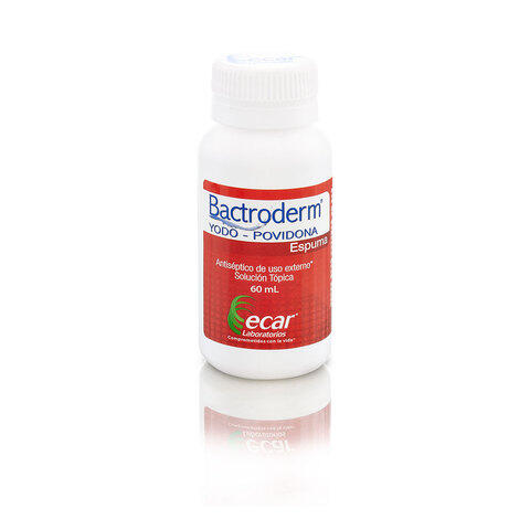BACTRODERM ESPUMA FRASCO X 60 ML - tudrogueriavirtual