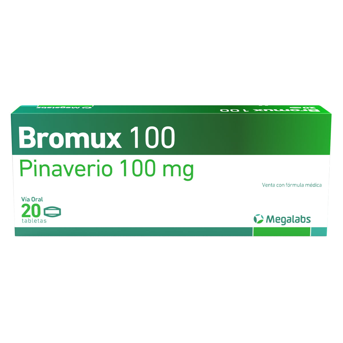 BROMUX 100 MG CAJA X 20 TABL