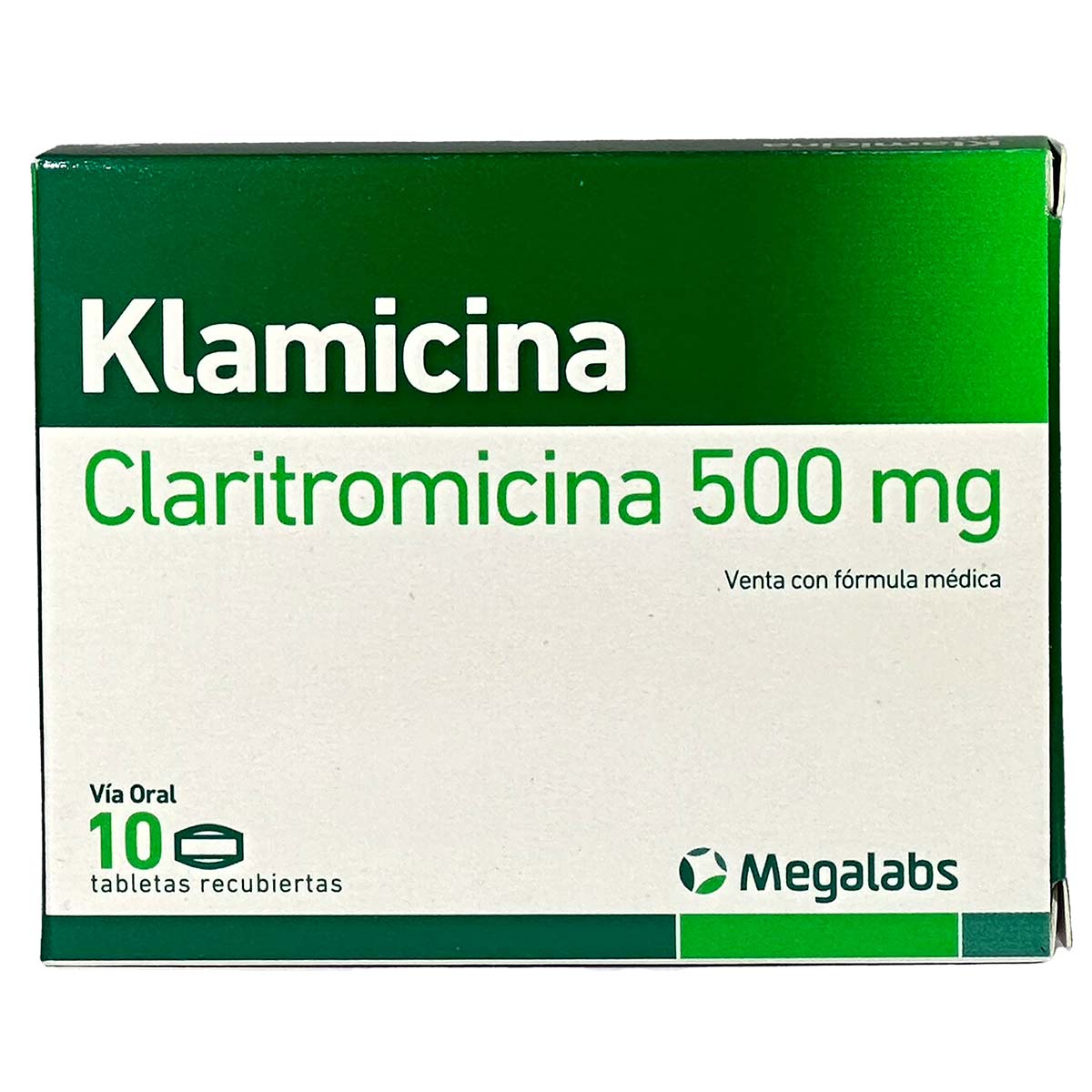 KLAMICINA 500 MG CAJA X 10 TABL