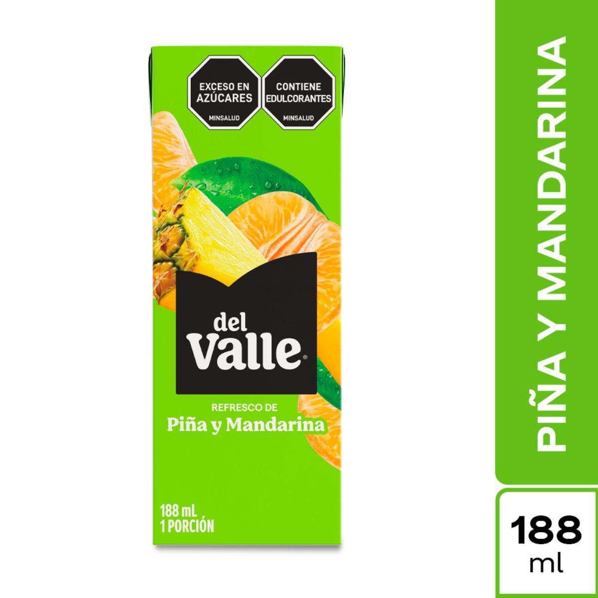 JUGO DEL VALLE FRUTAL MANDARINA-PINA CAJA X 200 ML - TuDrogueríaVirtual.com