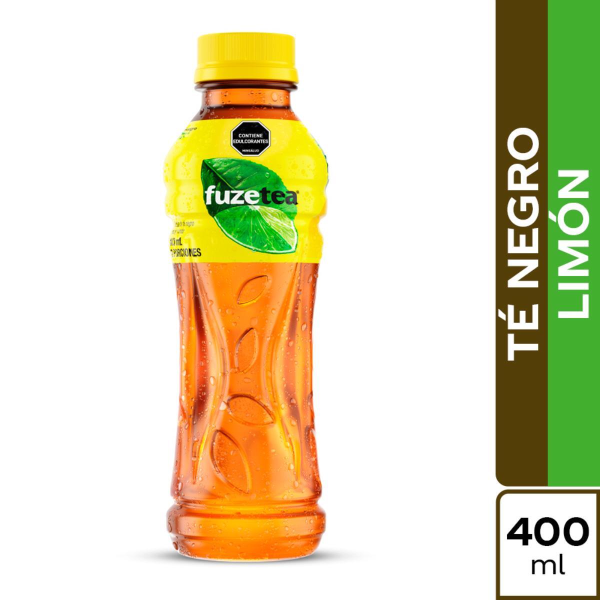 FUZE TEA NEGRO LIMON BOTELLA X 400 ML