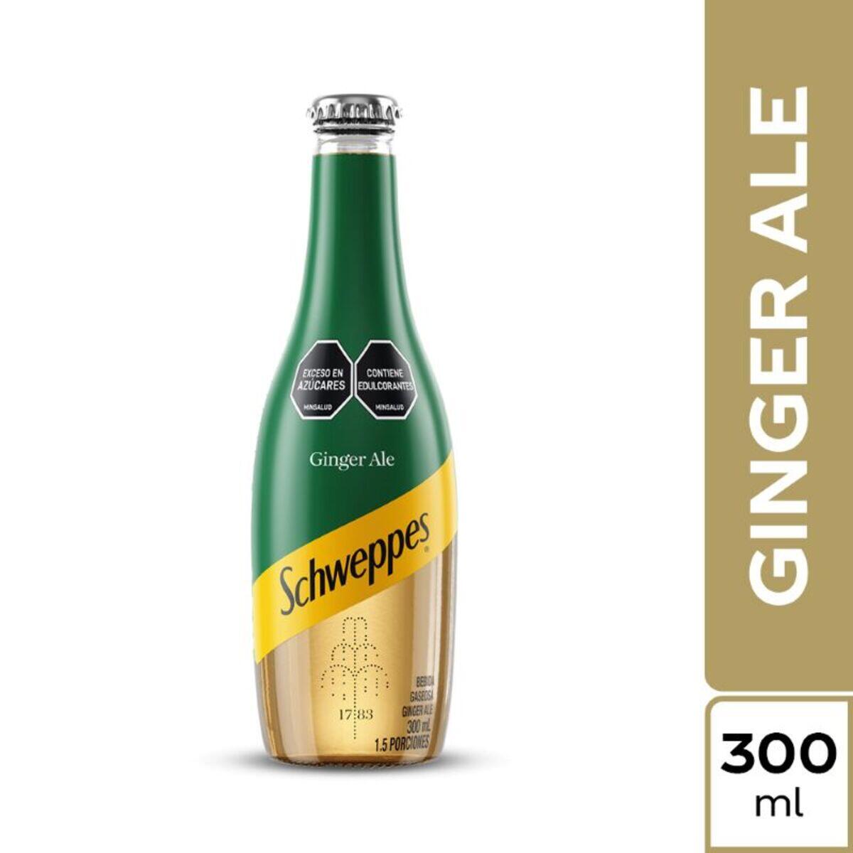 SODA SCHWEPPES GINGER BOTELLA X 300 ML