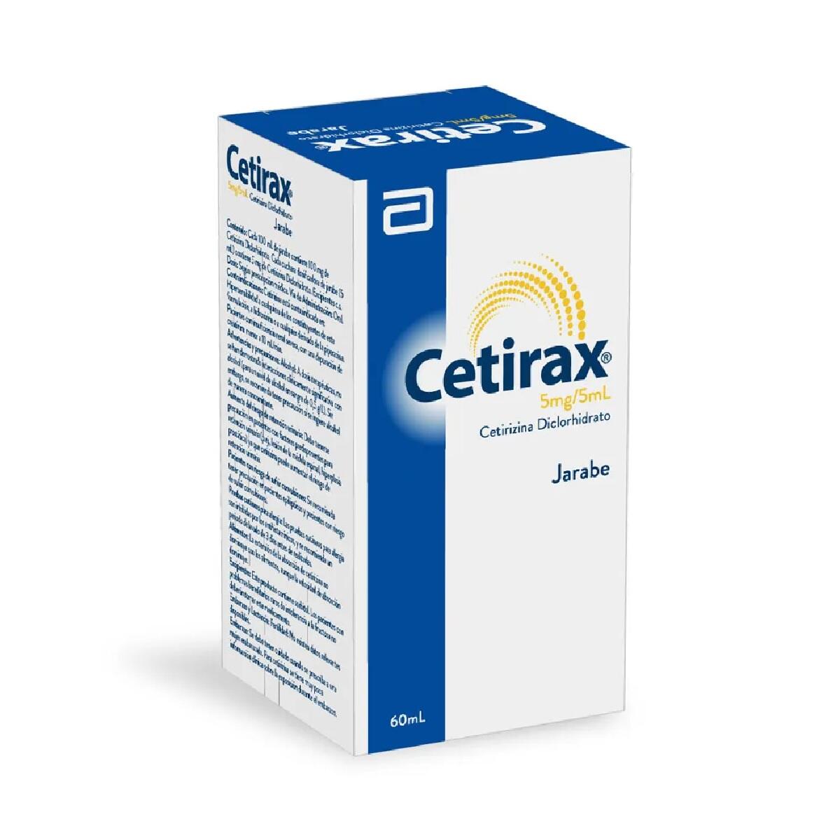 CETIRAX D JARABE FRASCO X 60 ML