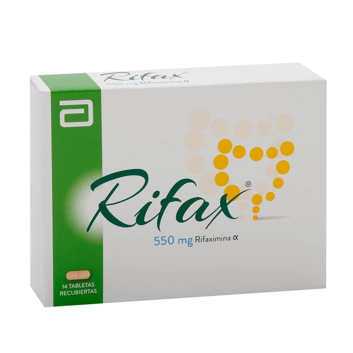 RIFAX 550 MG CAJA X 14 TABL