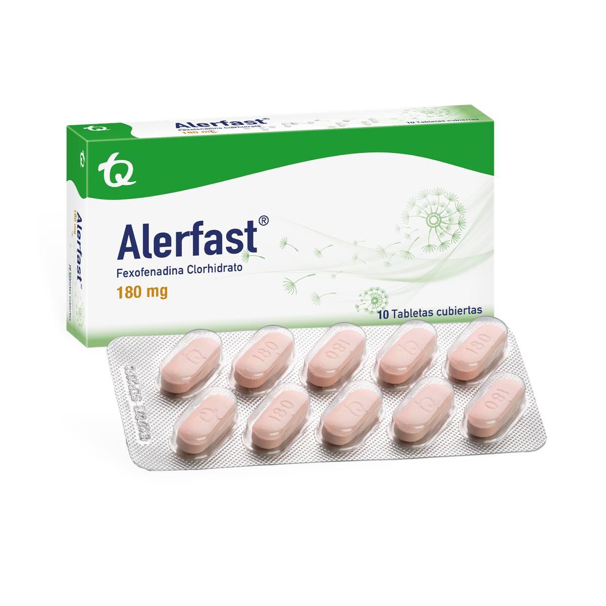 ALERFAST 180 MG CAJA X 10 TABL
