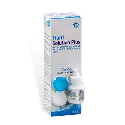 MULTISOLUTION PLUS SOLUCION FRASCO X 600 ML