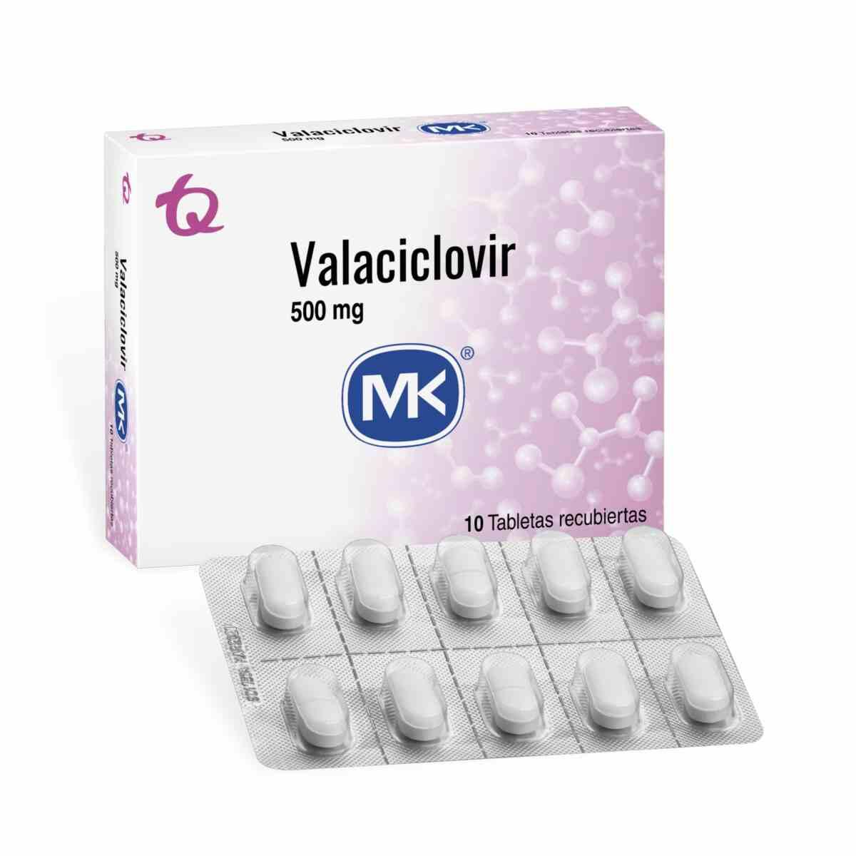 VALACICLOVIR 500 MG CAJA X 10 TABL - Salud, Medicamentos, Higiene y ...