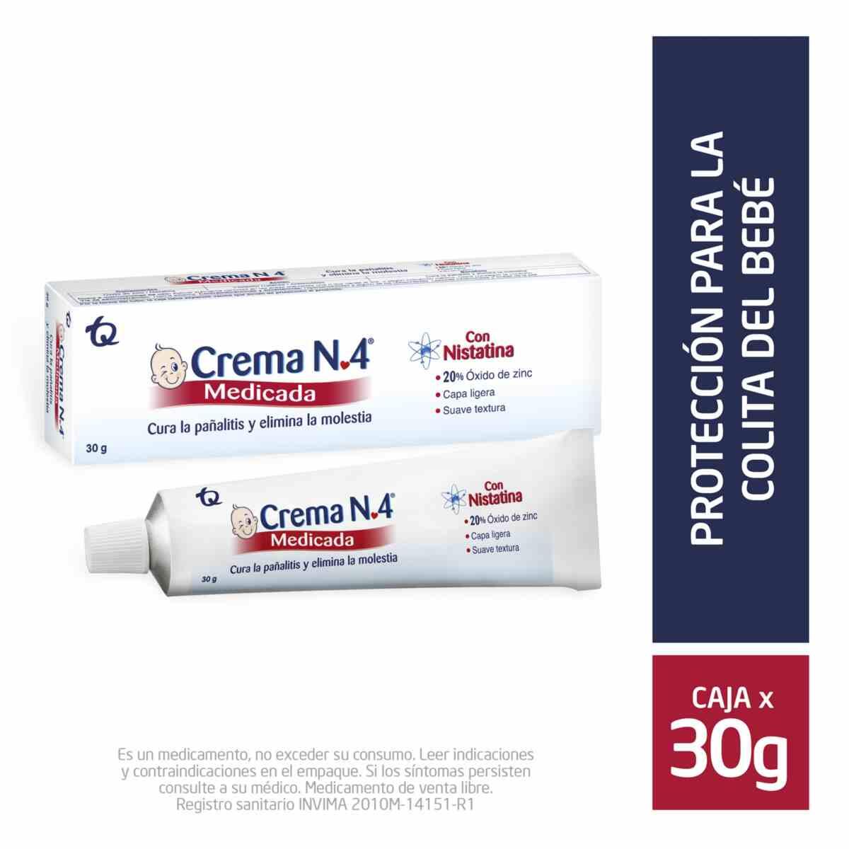 CREMA N 4 MEDICADA TUBO X 30 GR