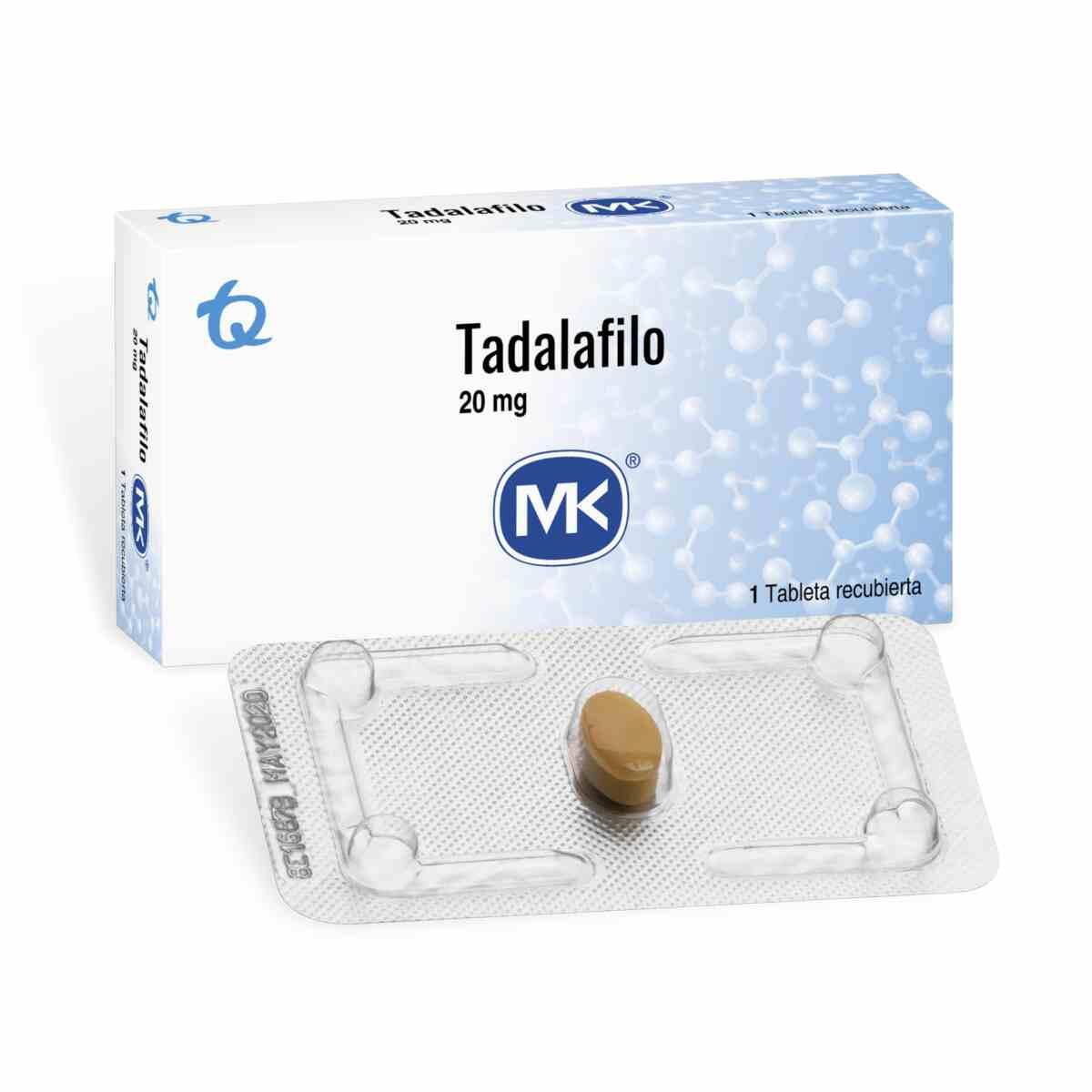 TADALAFILO 20 MG CAJA X 1 TAB