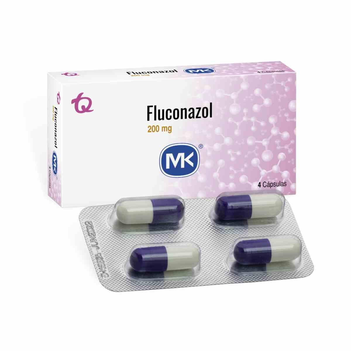 FLUCONAZOL 200 MG CAJA X 4 CAP