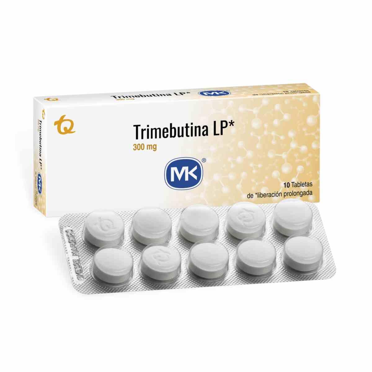 TRIMEBUTINA 300 MG CAJA X 10 TABL