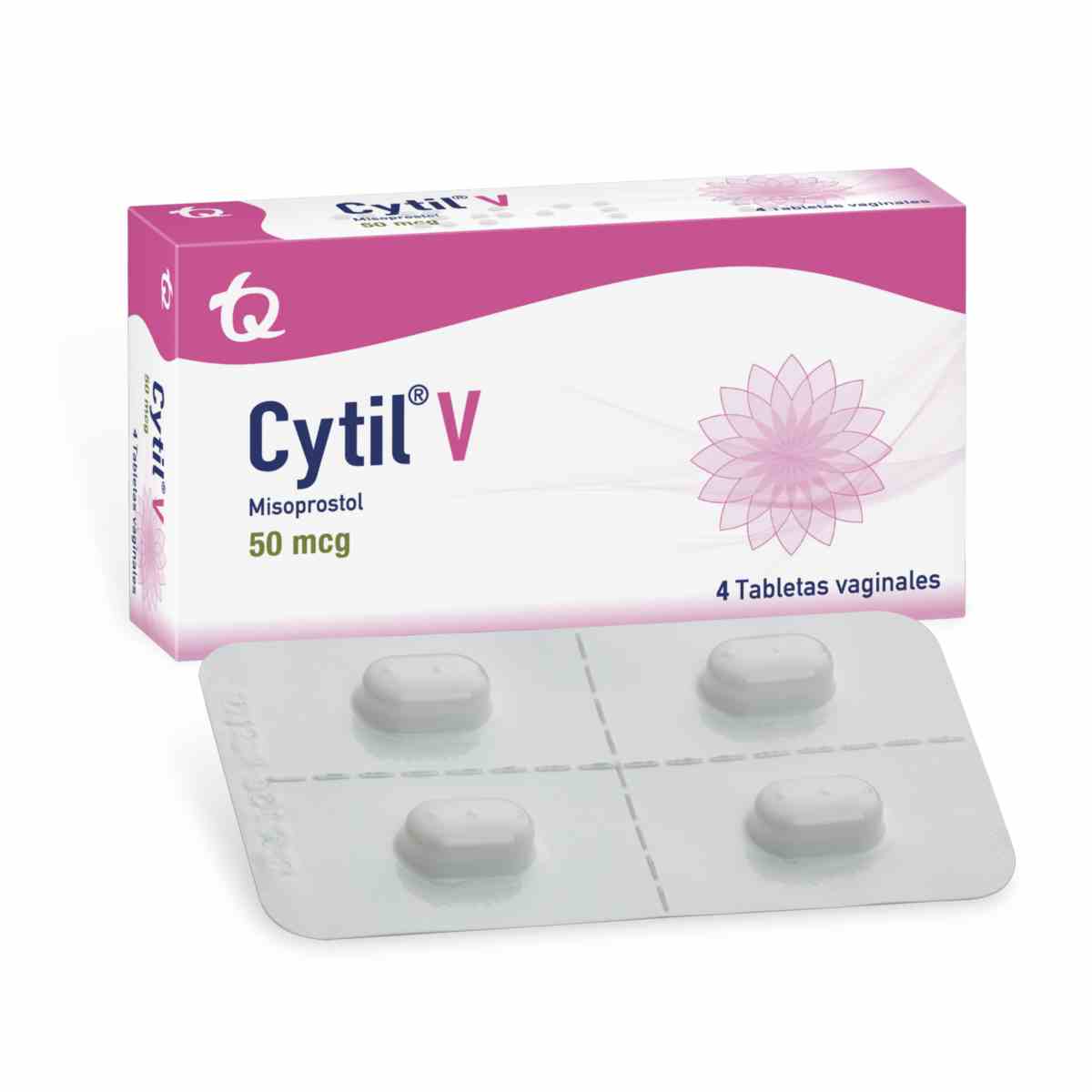 CYTIL V 50 MG CAJA X 4 TABL