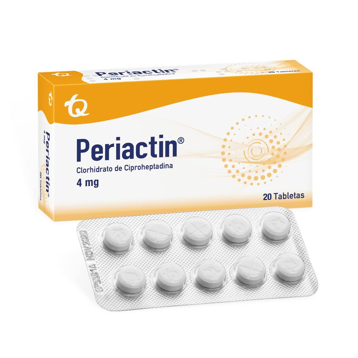 PERIACTIN 4 MG CAJA X 20 TABL