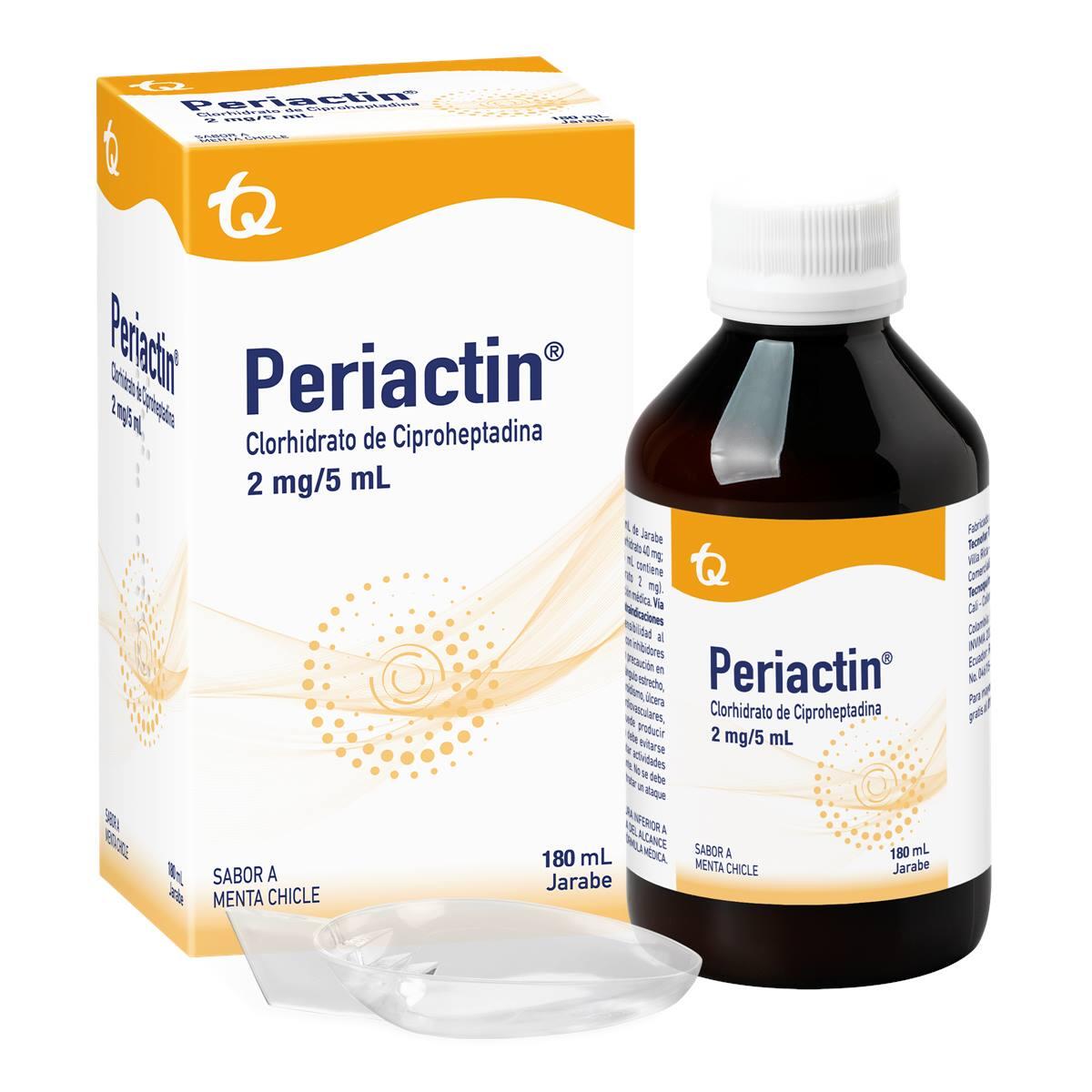 PERIACTIN JARABE FRASCO X 180 ML.