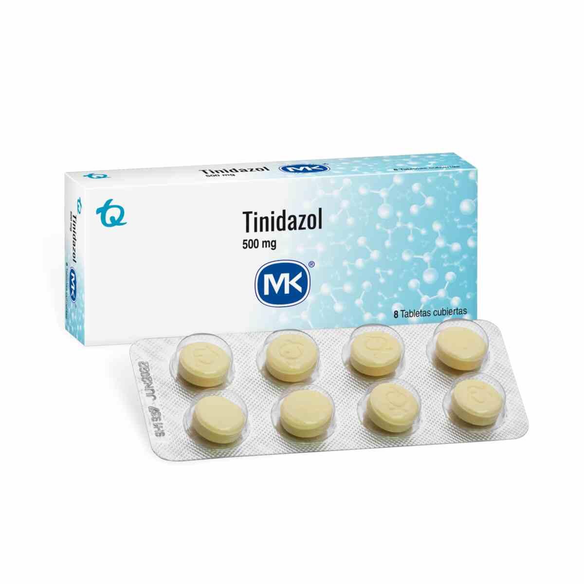 TINIDAZOL 500 MG CAJA X 8 TABL