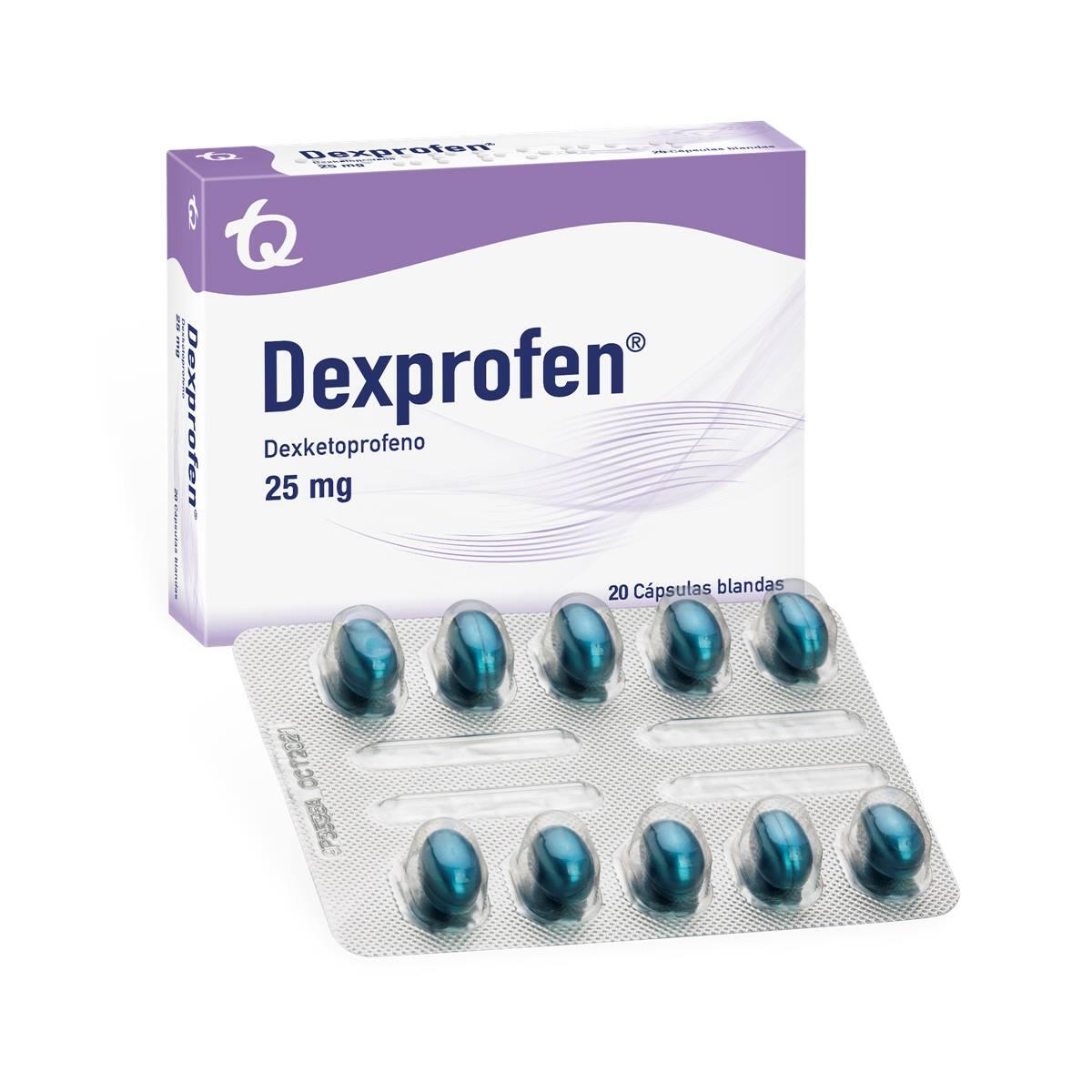 DEXPROFEN 25 MG CAJA X 20 CAP