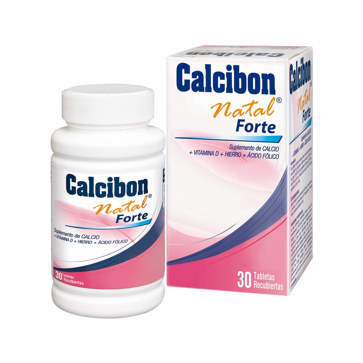 CALCIBON NATAL FORTE FRASCO X 30 TABL - tudrogueriavirtual