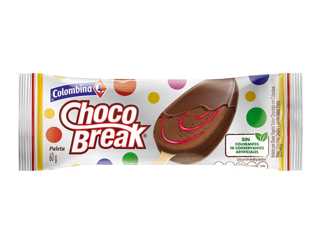 HELADO PALETA CHOCO BREAK FRUTAL X 60 GR