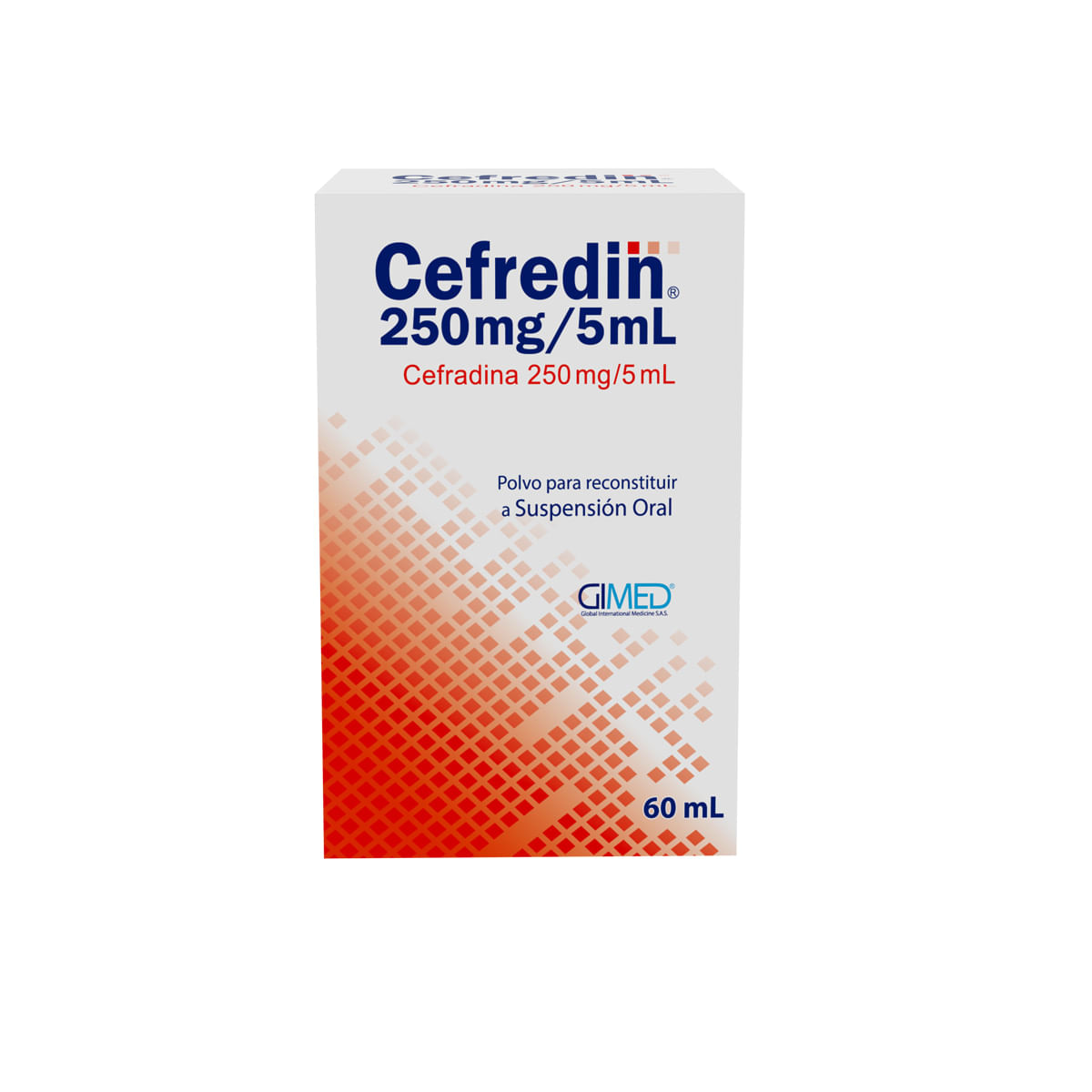 CEFREDIN (CEFRADINA) 250 MG SUSPENSION X 60 ML