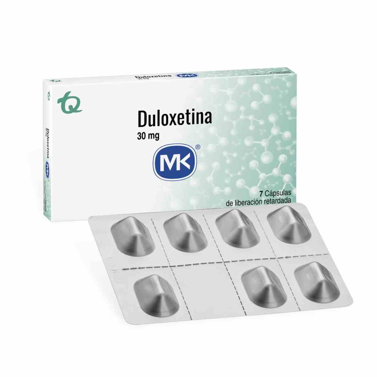 DULOXETINA 30 MG CAJA X 7 TABL
