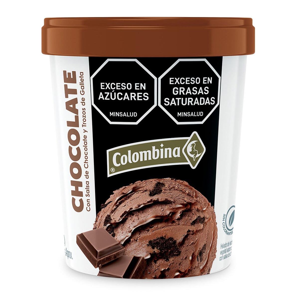 Helado Colombina Chocolate X 1 Litro