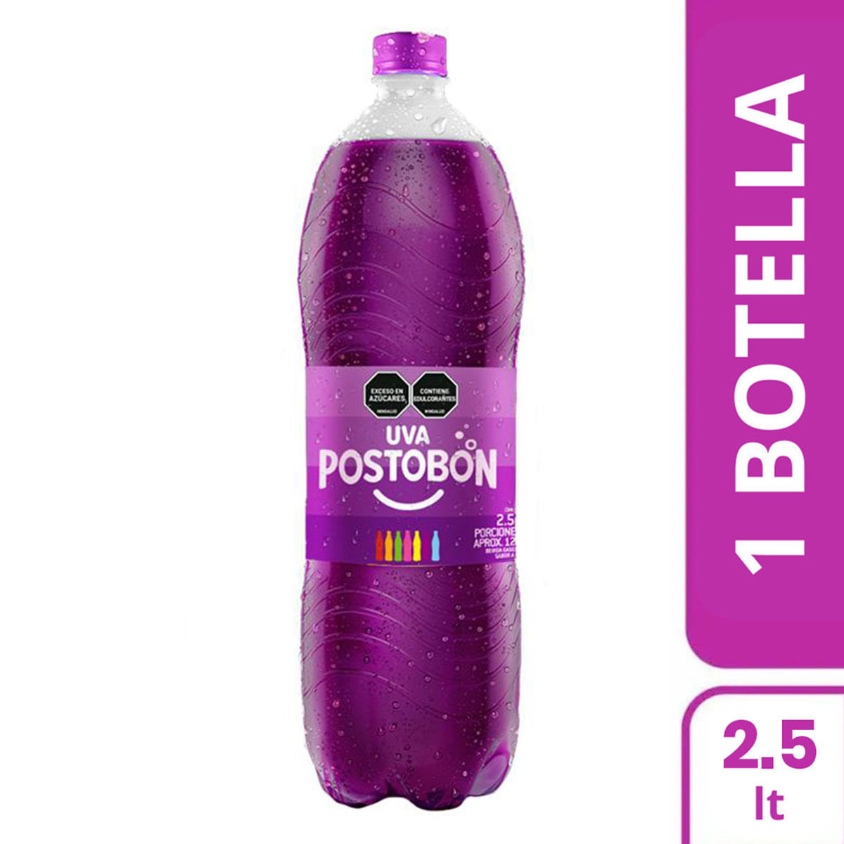 GASEOSA UVA POSTOBON BOT X 2.5 LT