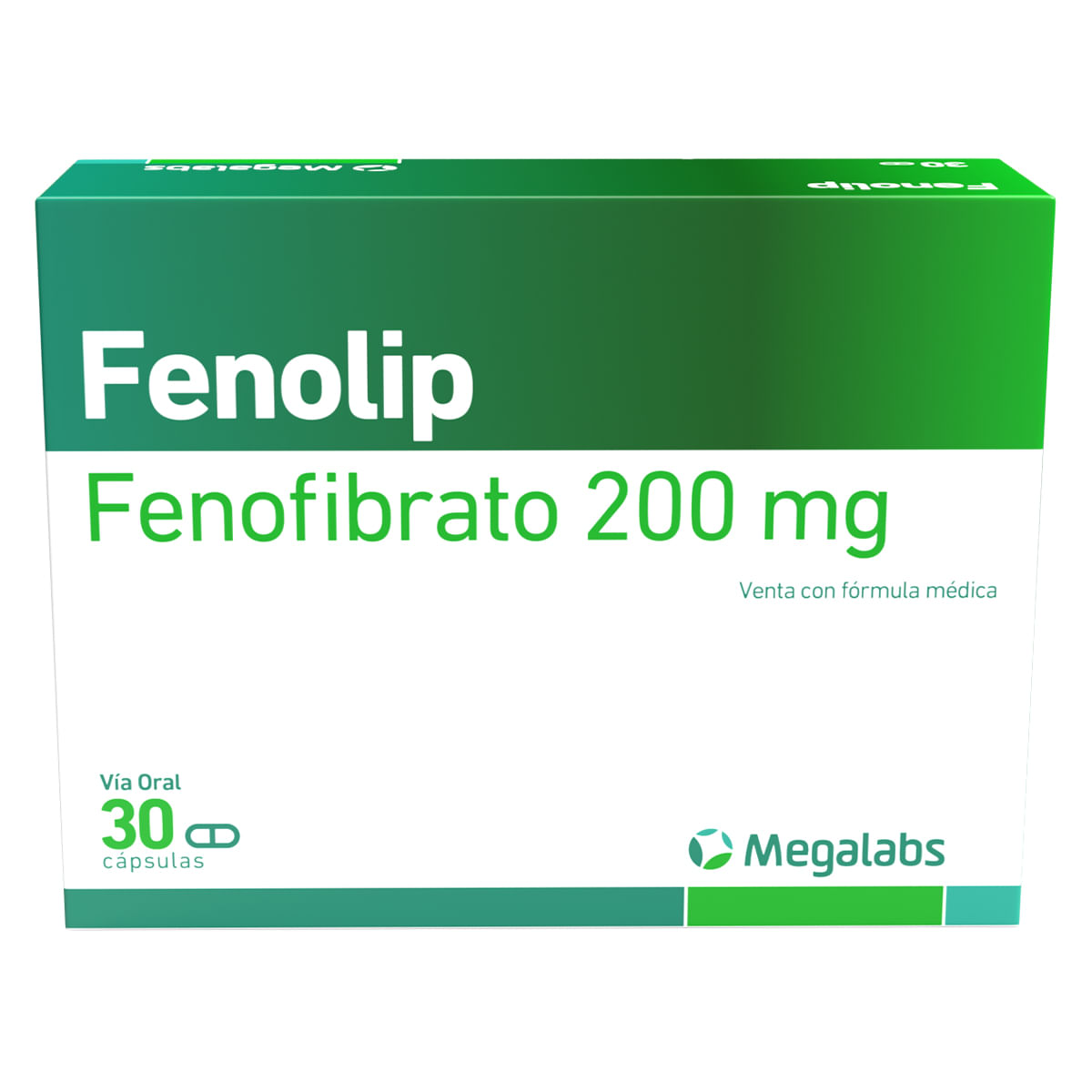 FENOLIP 200 MG CAJA X 30 TABL