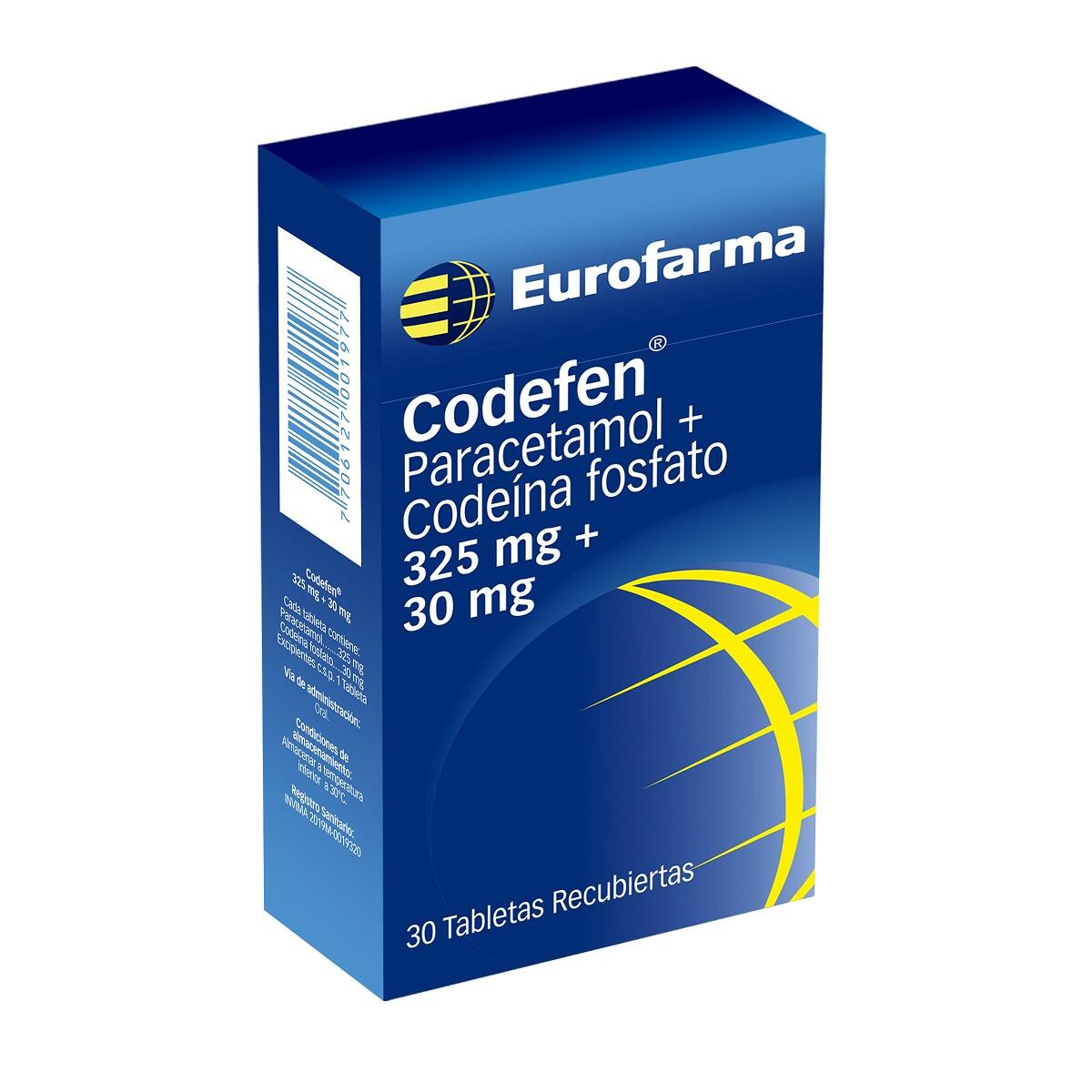 Codefen Paracetamol/codeina 325/30 Mg X 30 Tab