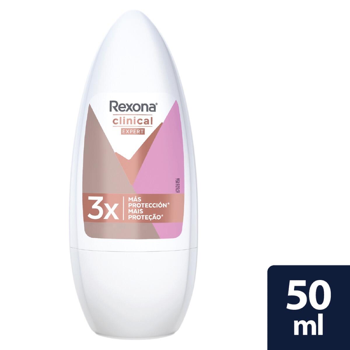 Desodorante Rexona Rollon Women Clinical Expert Frasco X 50 Ml