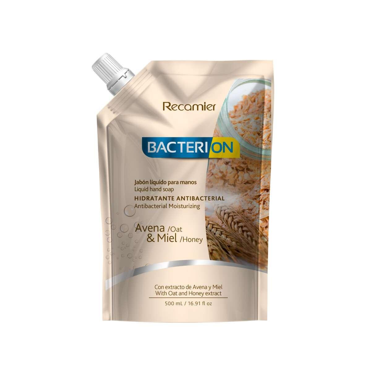 Jabon Liquido Manos Bacterion Avena X 500 Ml