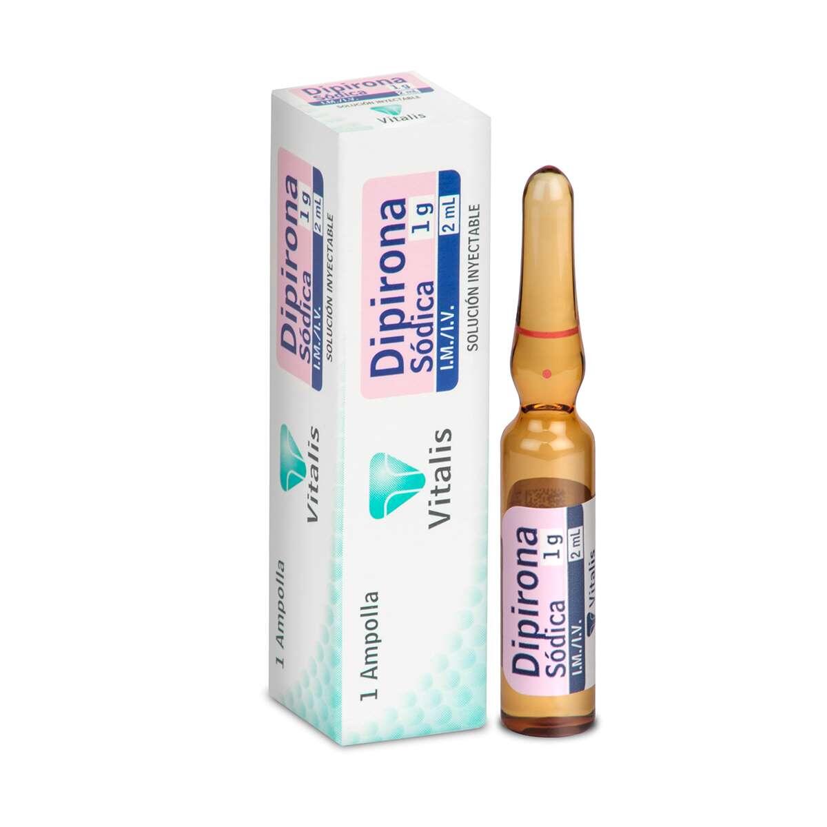 Dipirona 1 Gr Im/iv Caja X 1 Amp X 2 Ml