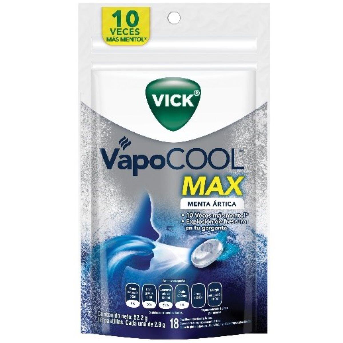 Vick Vapo Cool Max Sobre X 18 Pastillas
