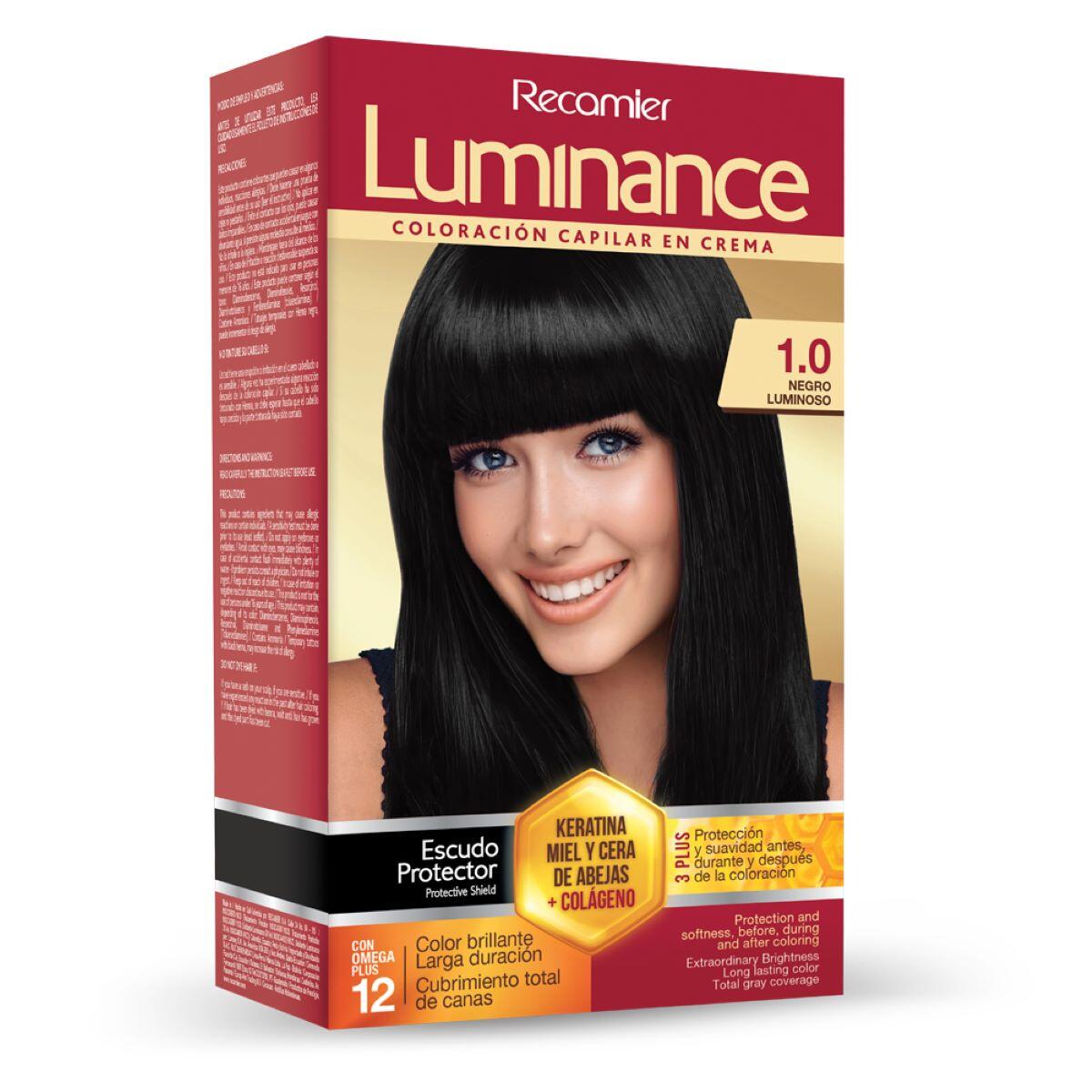 Tinte Luminance Kit 1.0 Negro Luminoso Caja X 1 Tubo