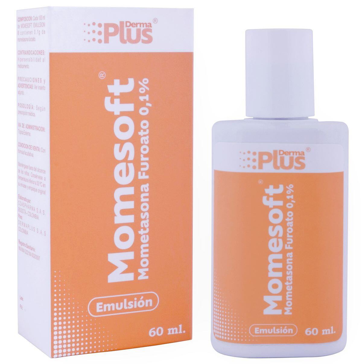 Momesoft (mometasona) 0.1% Emulsion Frasco X 60 Ml