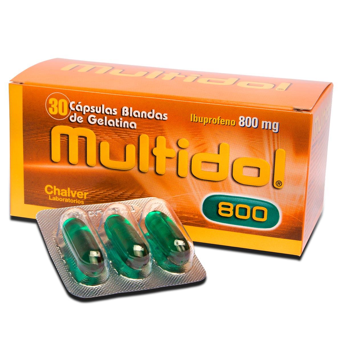 MULTIDOL 800 MG CAJA X 30 CAP