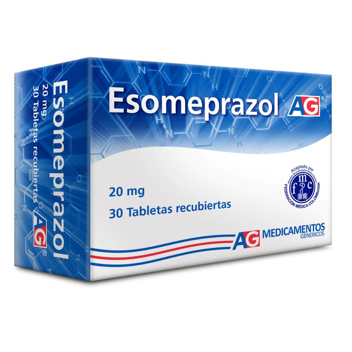 Esomeprazol 20 Mg Caja X 30 Tabl - tudrogueriavirtual