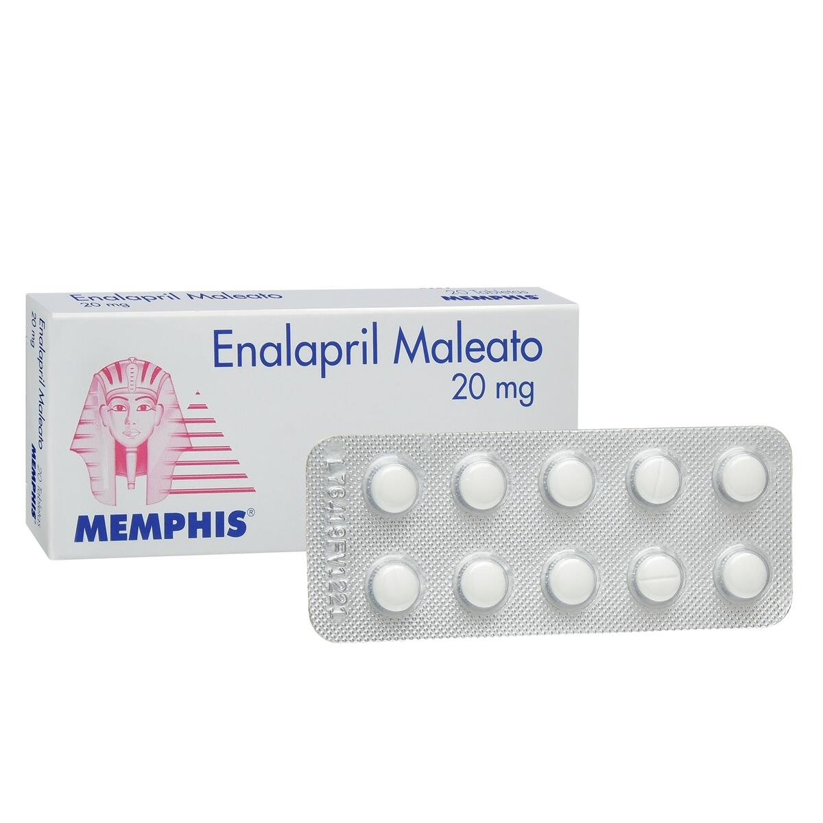 Enalapril 20 Mg X 20 Tabl
