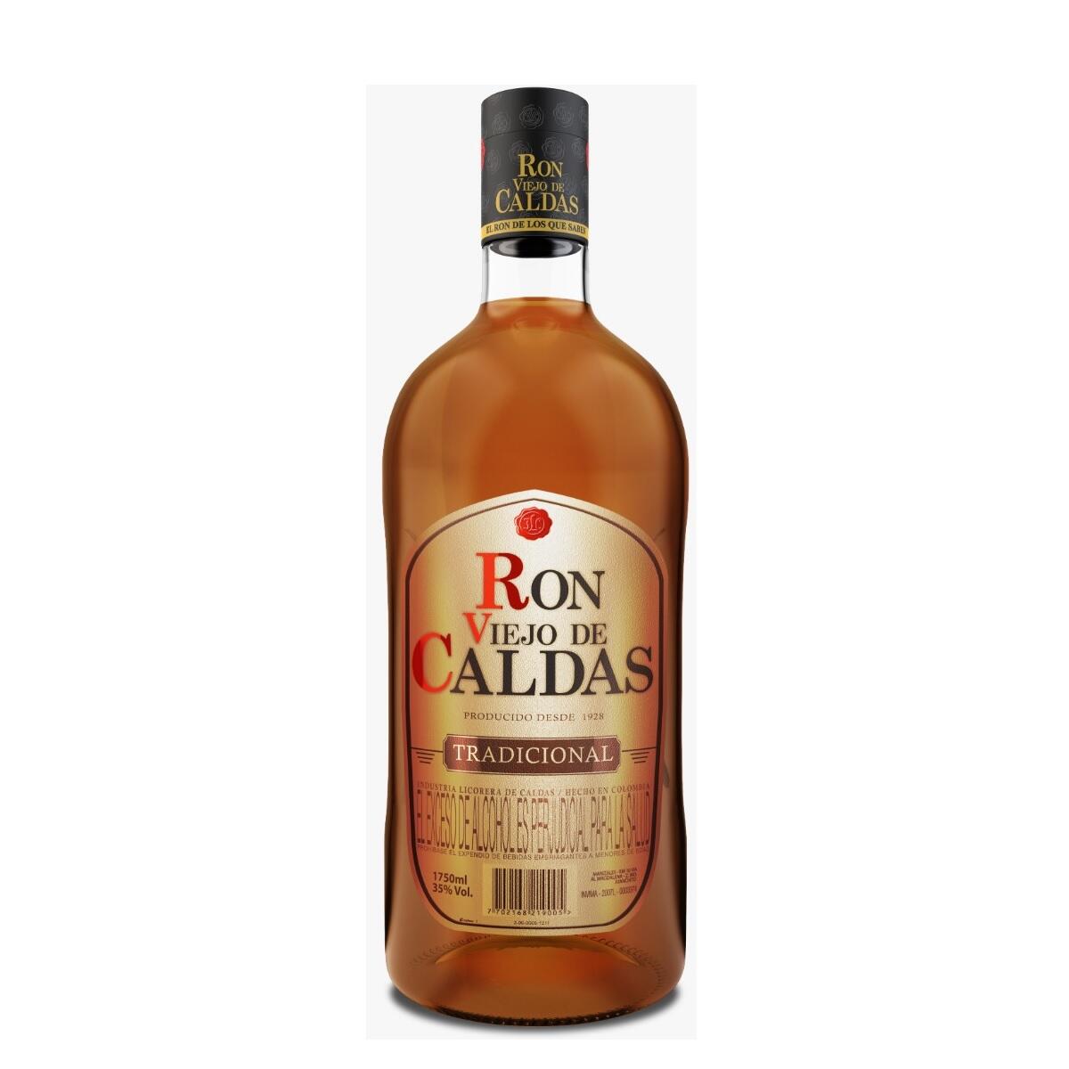 Ron Viejo De Caldas Tradicional Botella X 1750 Ml