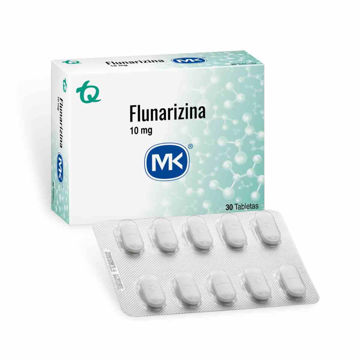 Flunarizina 10 Mg Caja X 30 Tabl