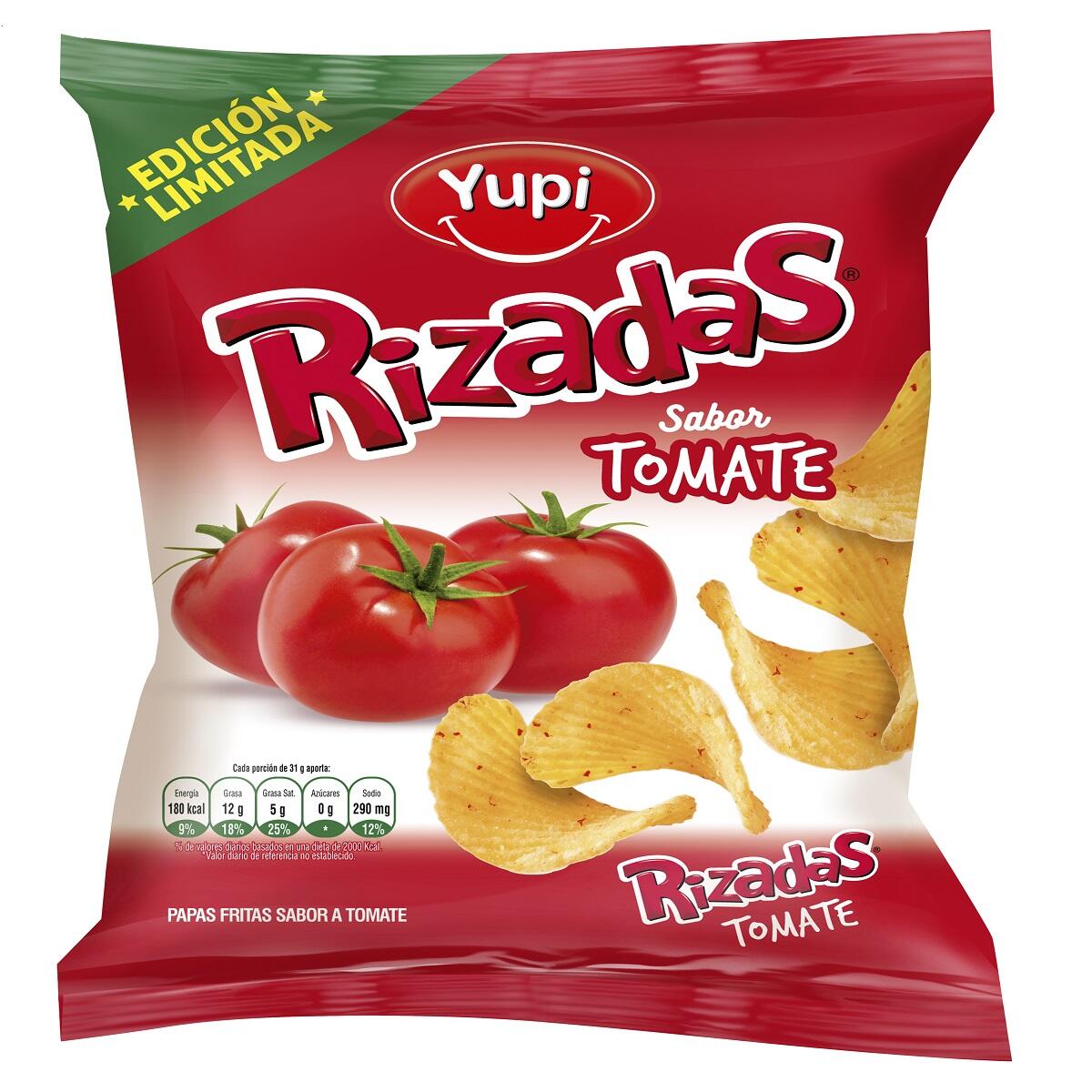 Papas Rizadas Tomate Pqte X 115 Gr